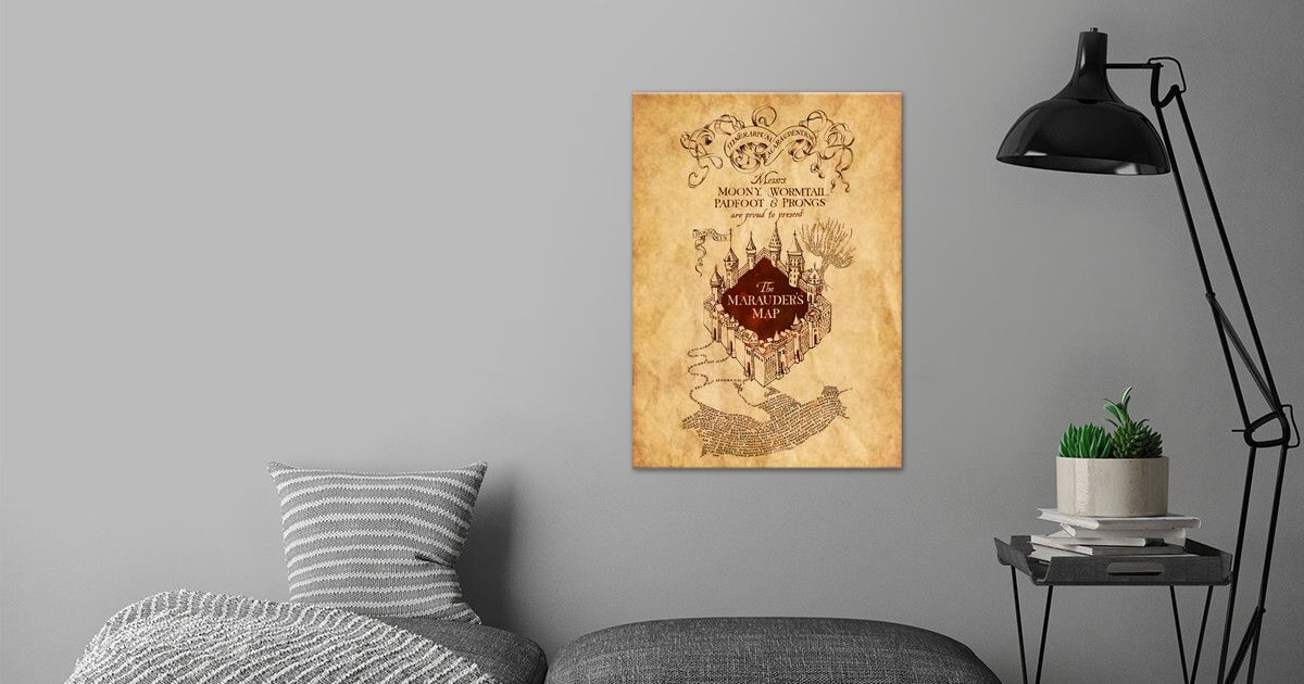 'The Marauder's Map Cover' Poster by Wizarding World | Displate