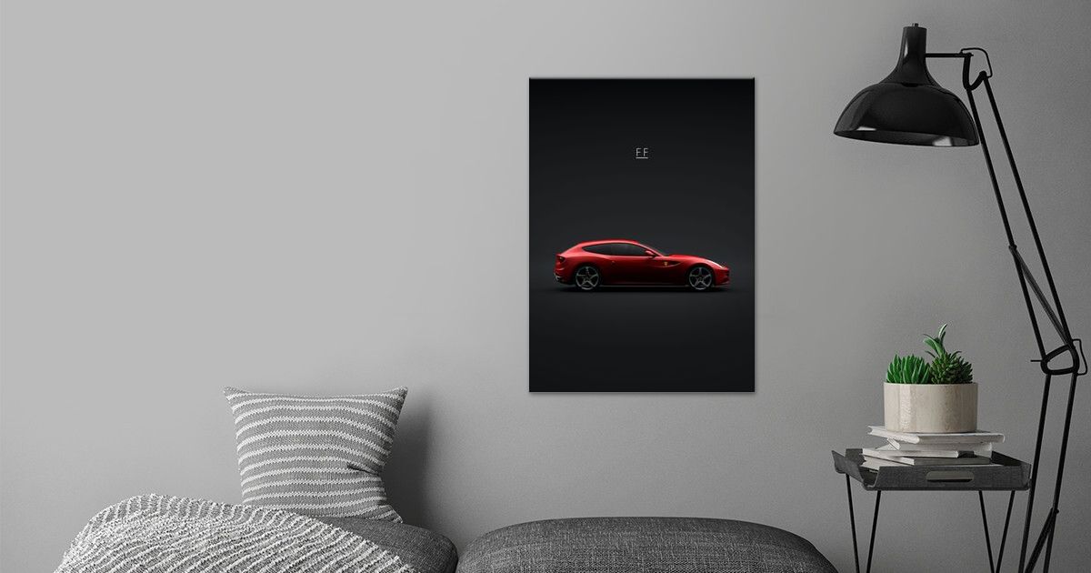 '2011 Ferrari FF' Poster by 21 MXM | Displate