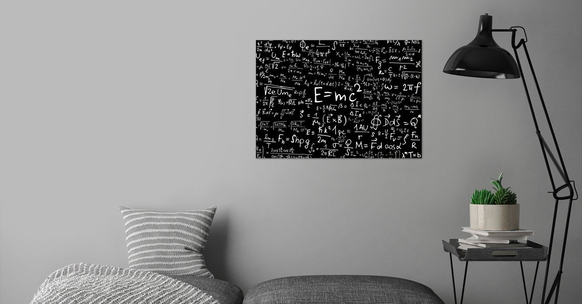 'Relativity theory' Poster by Hydrogenic Art | Displate