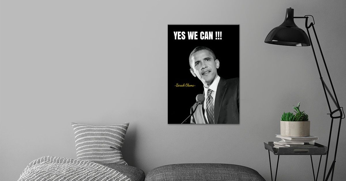 'Barack Obama Quotes' Poster by Angela Kawai | Displate