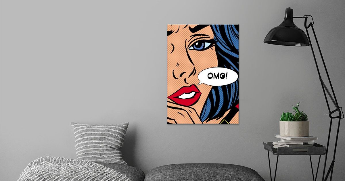'Omg' Poster by Mild pic | Displate