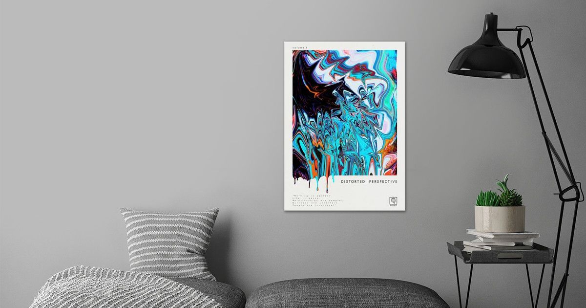 'Distorted Perspective Art' Poster by Jon Alderman | Displate