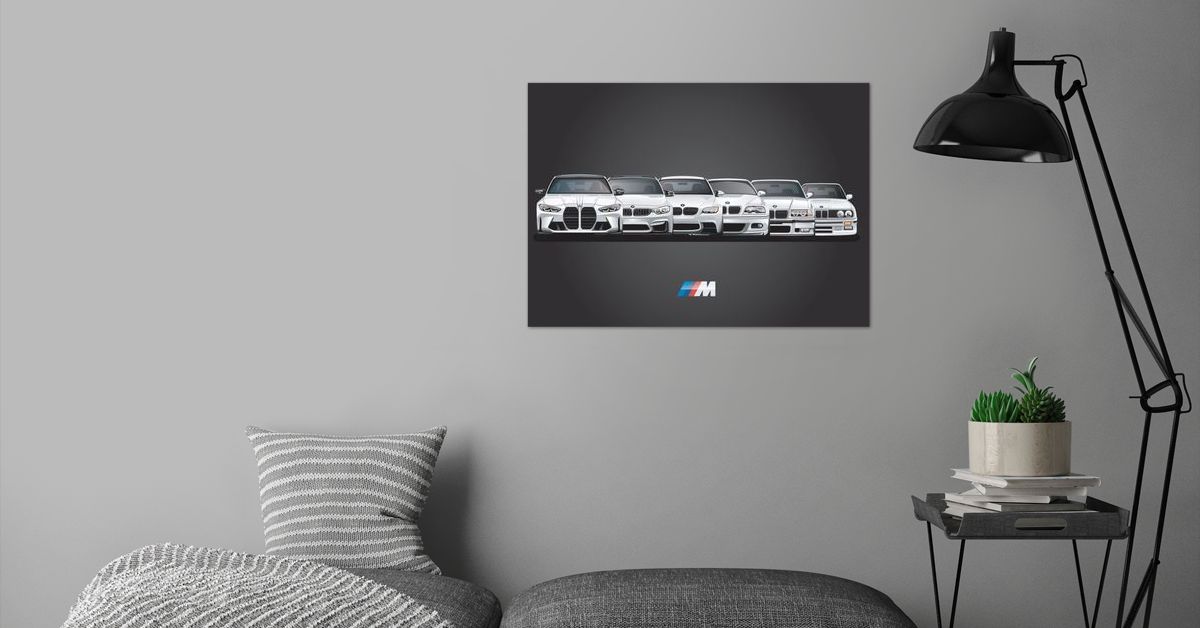 'BMW M3 Evolution' Poster by Conceptual Photography | Displate