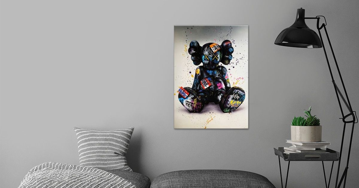 'Kaws Kaw Hypebeast' Poster by Funny Wall Art | Displate