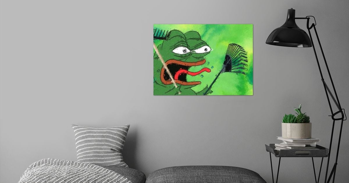 'Pepe the frog' Poster by Meme Daily | Displate