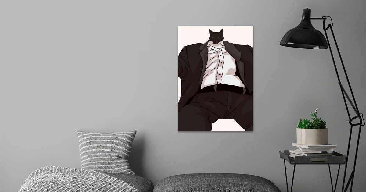 'big boss cat' Poster by hafis ardiansyah | Displate