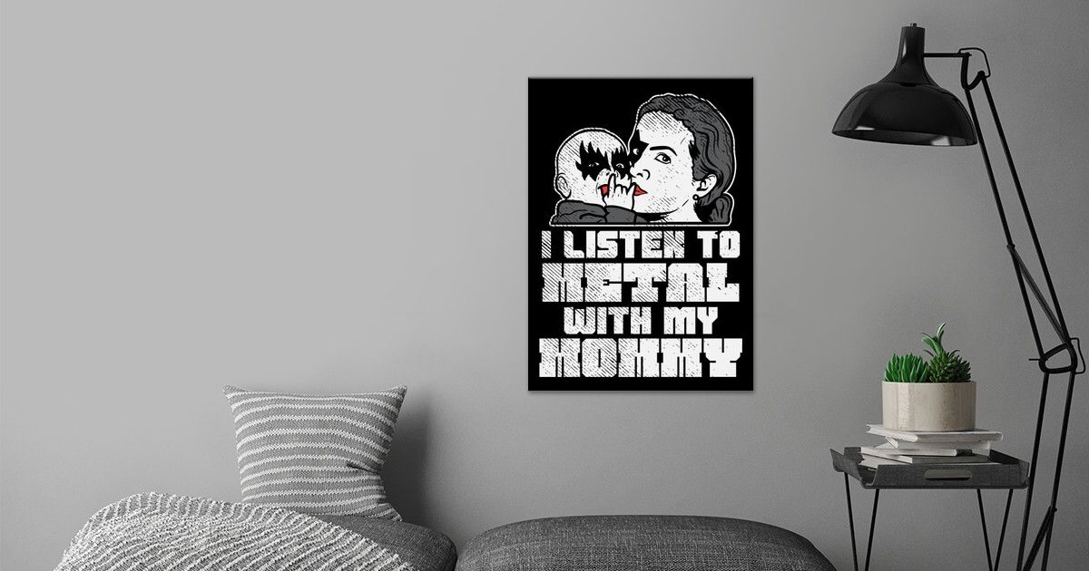 'Metalhead Metal Festival' Poster by MuffinPowa | Displate