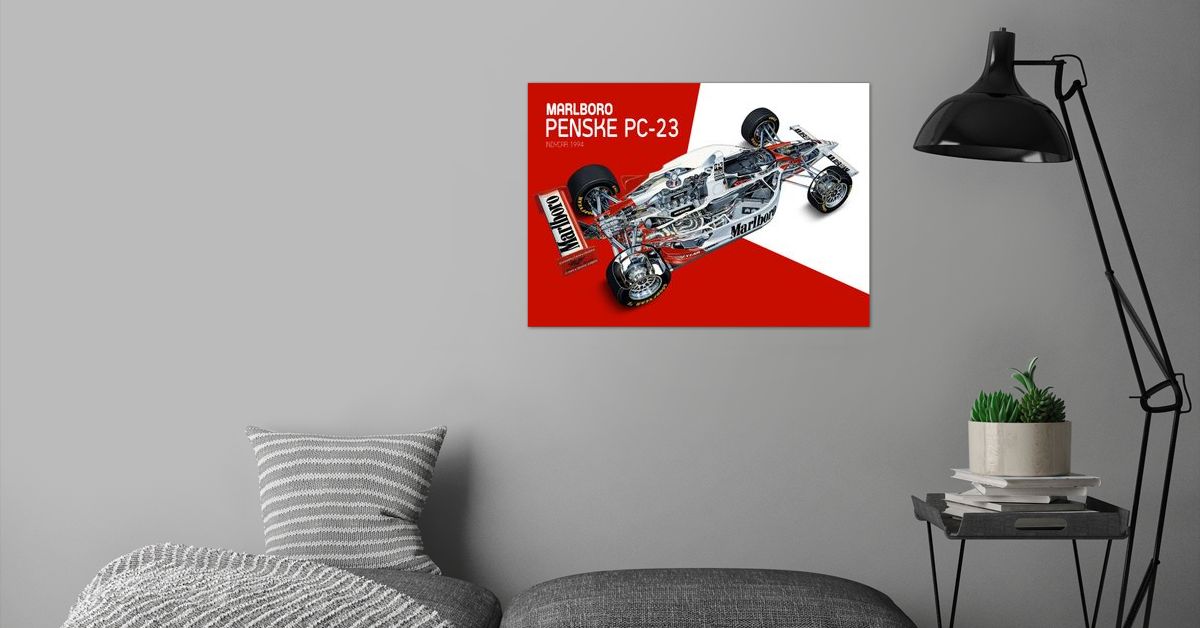 'Penske PC23 cutaway' Poster by Liviu Aileni | Displate