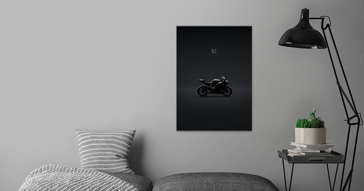 '2022 Yamaha YZF R7' Poster by 21 MXM | Displate