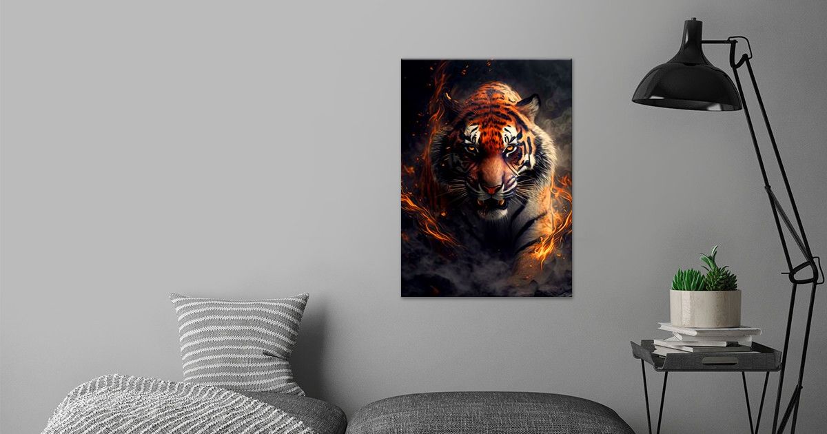 'Tiger' Poster by bds land | Displate