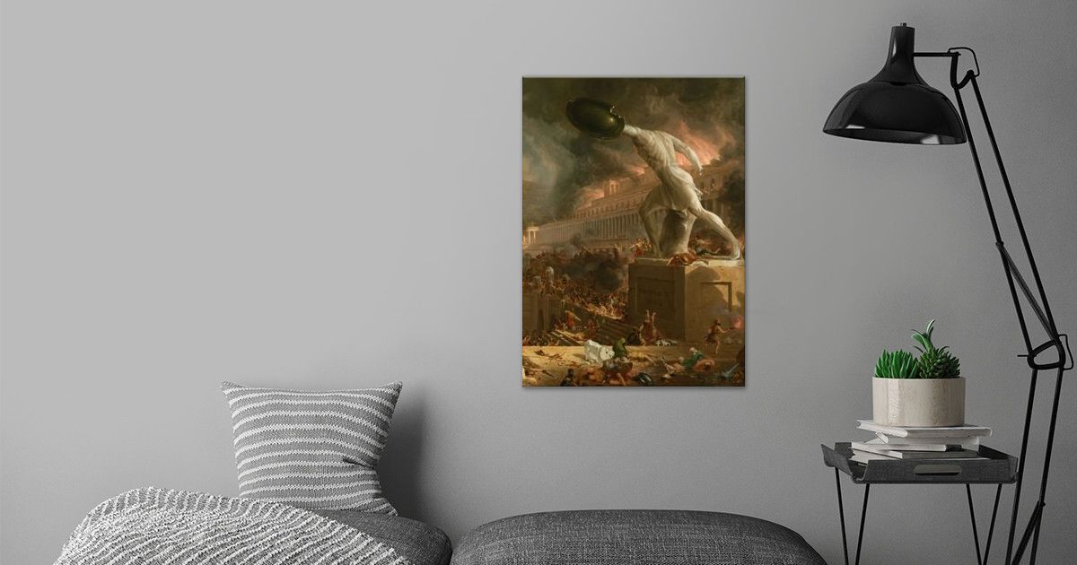 'Thomas Cole Destruction' Poster by StoicMindset | Displate