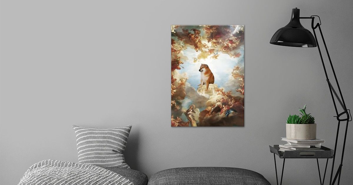 'Ancient Greek Doge Paint' Poster by HOLOSOMNIA | Displate