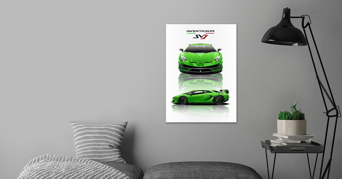 'Lamborghini Aventador SVJ' Poster by Conceptual Photography | Displate