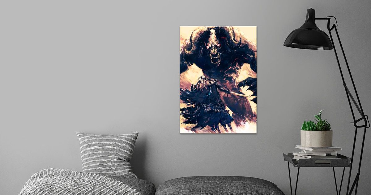 'Zodd vs Skull knight' Poster by Berserk Art | Displate