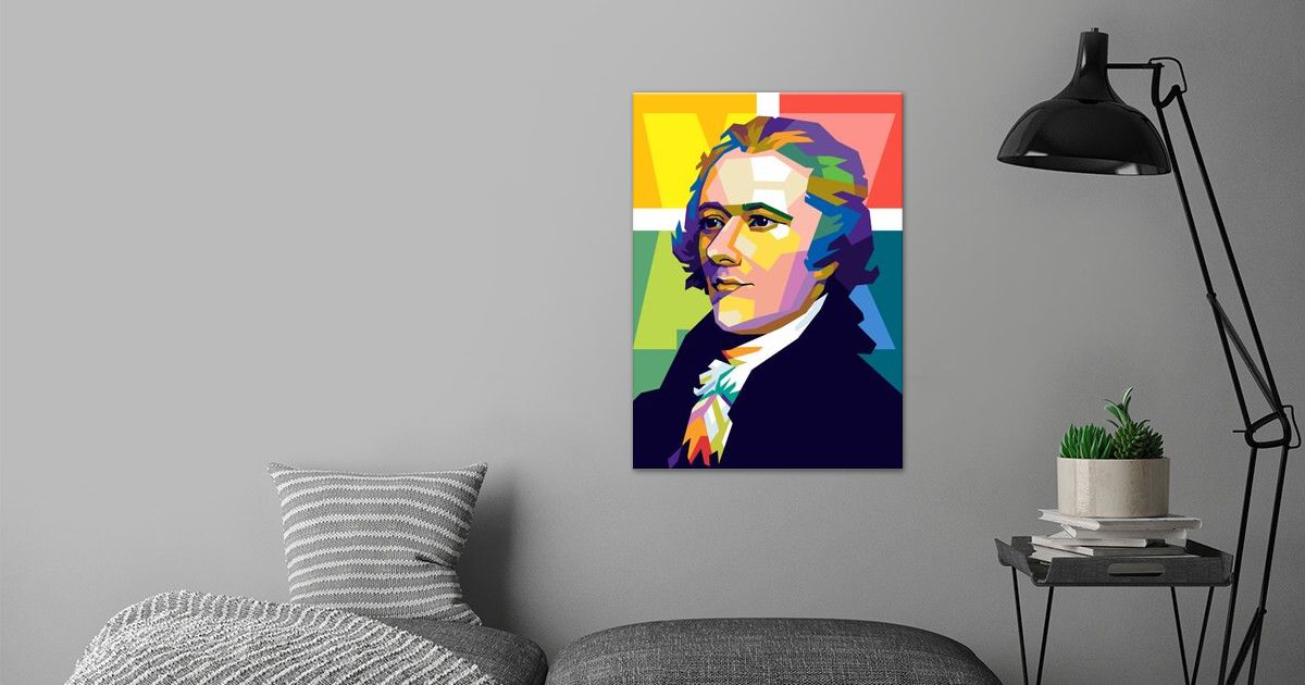 'alexander hamilton' Poster by Erick Sato | Displate