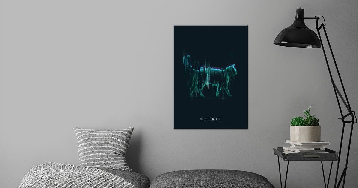 'Digital Cat' Poster by The Matrix | Displate