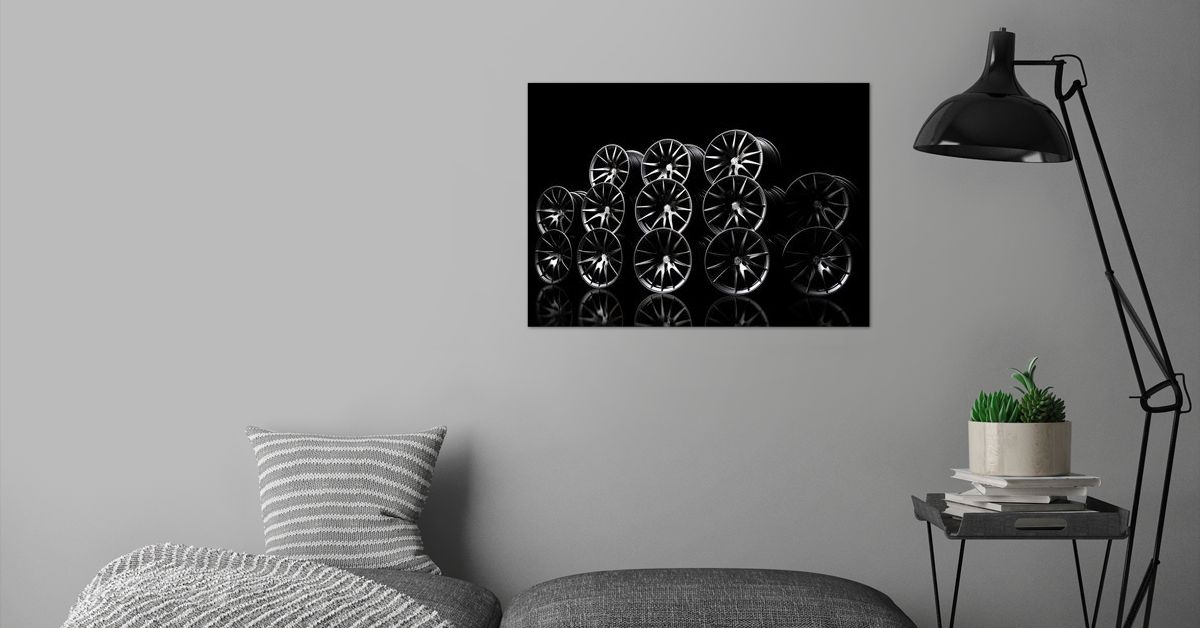 'Chrome Rim' Poster by Beast Lion | Displate
