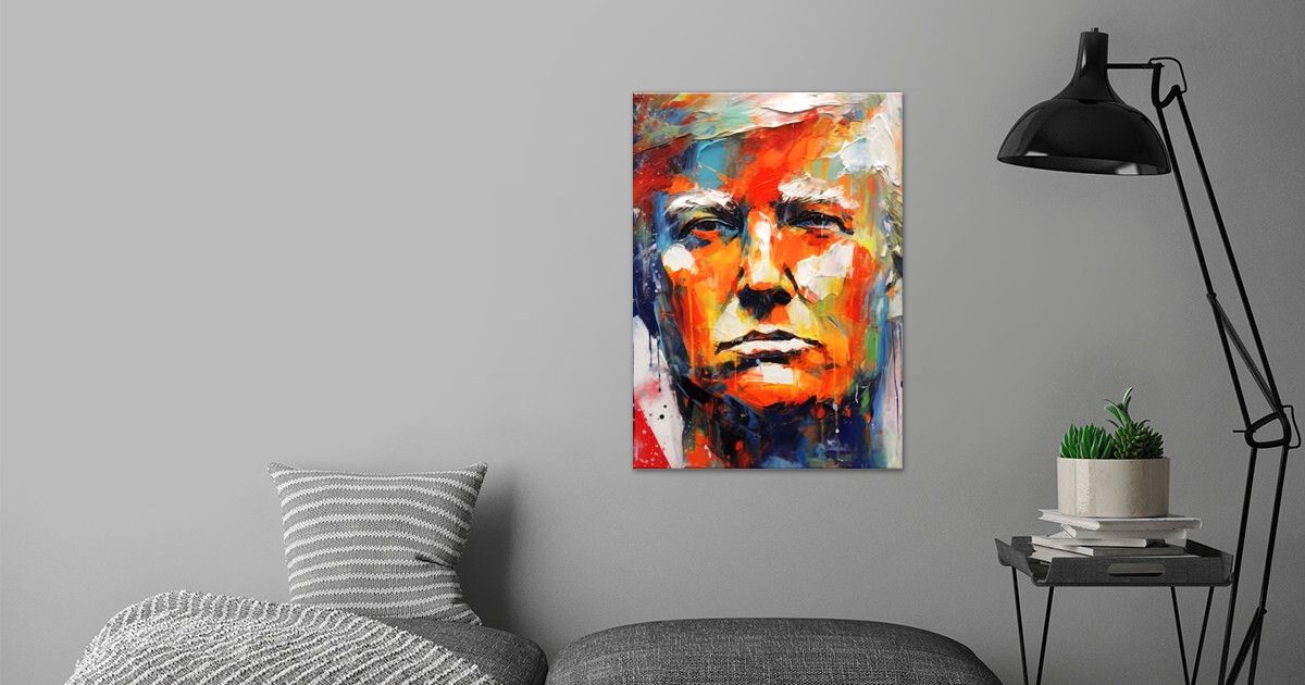 'Donald Trump Abstract' Poster by Rafael Dxgn | Displate
