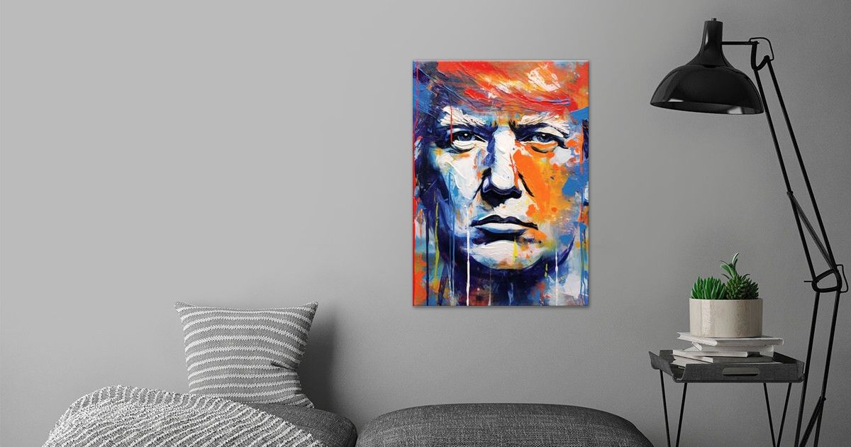 'Donald Trump Abstract' Poster by Rafael Dxgn | Displate