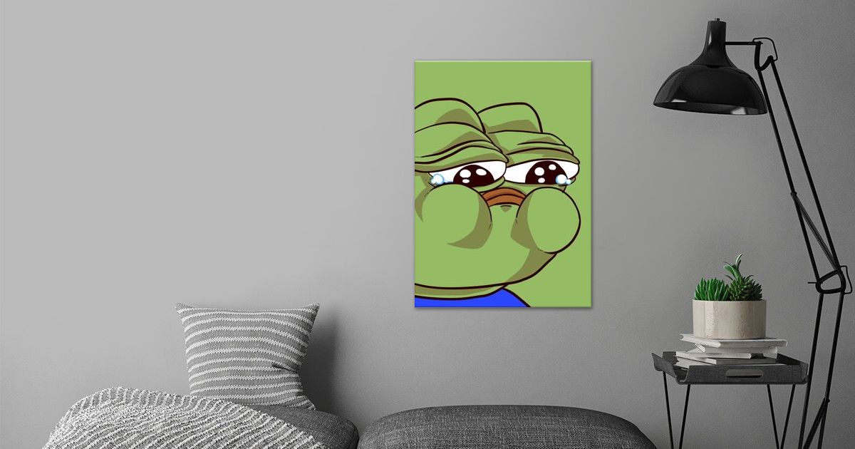 'sad pepe' Poster by hafis ardiansyah | Displate
