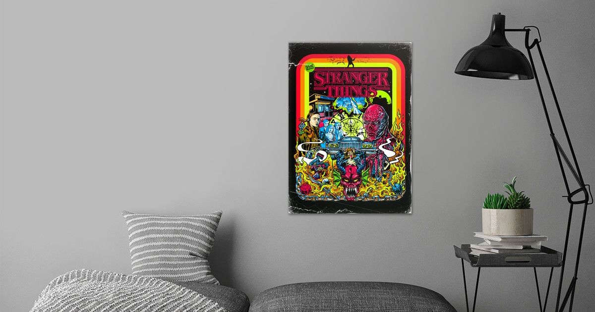 'Stranger Things Retro' Poster by Stranger Things Series | Displate