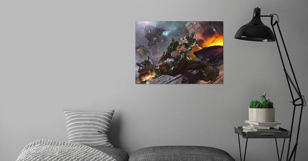 'High Kick' Poster by Halo Game | Displate
