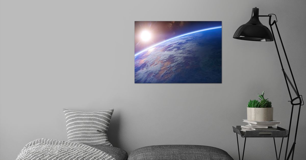 'Earth Orbit' Poster by Destiny Game | Displate