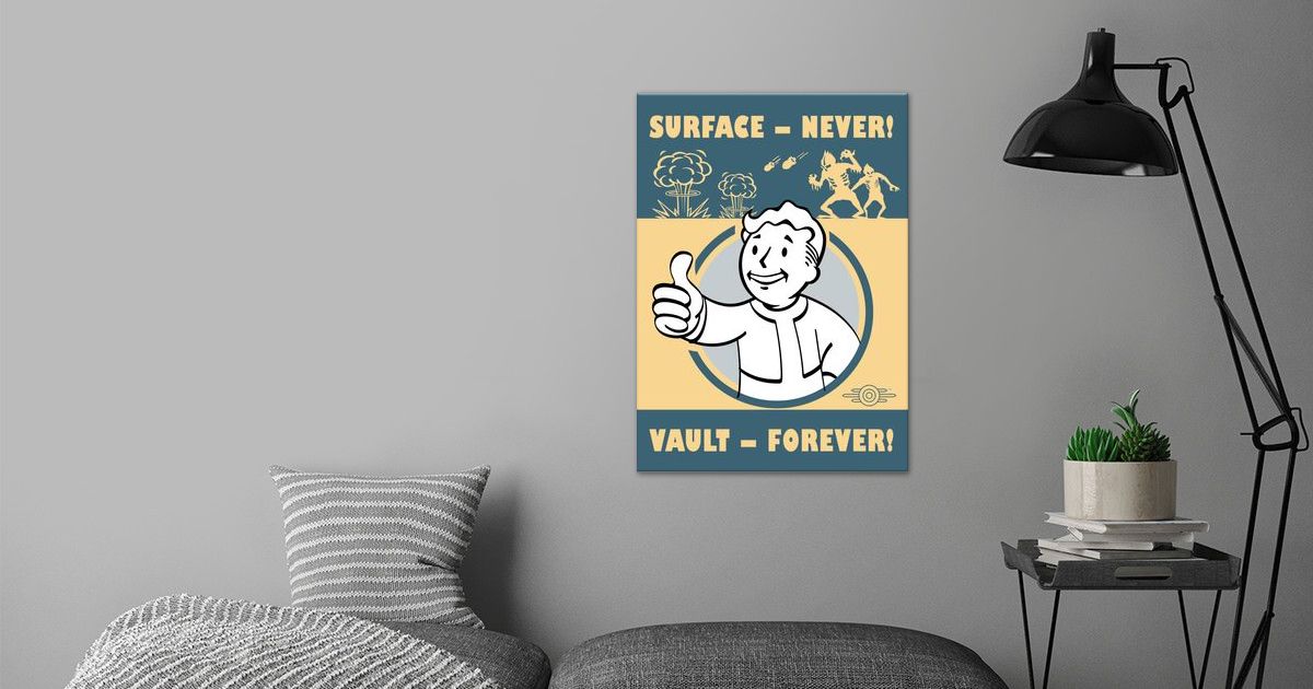 'Vault Forever' Poster by Fallout | Displate