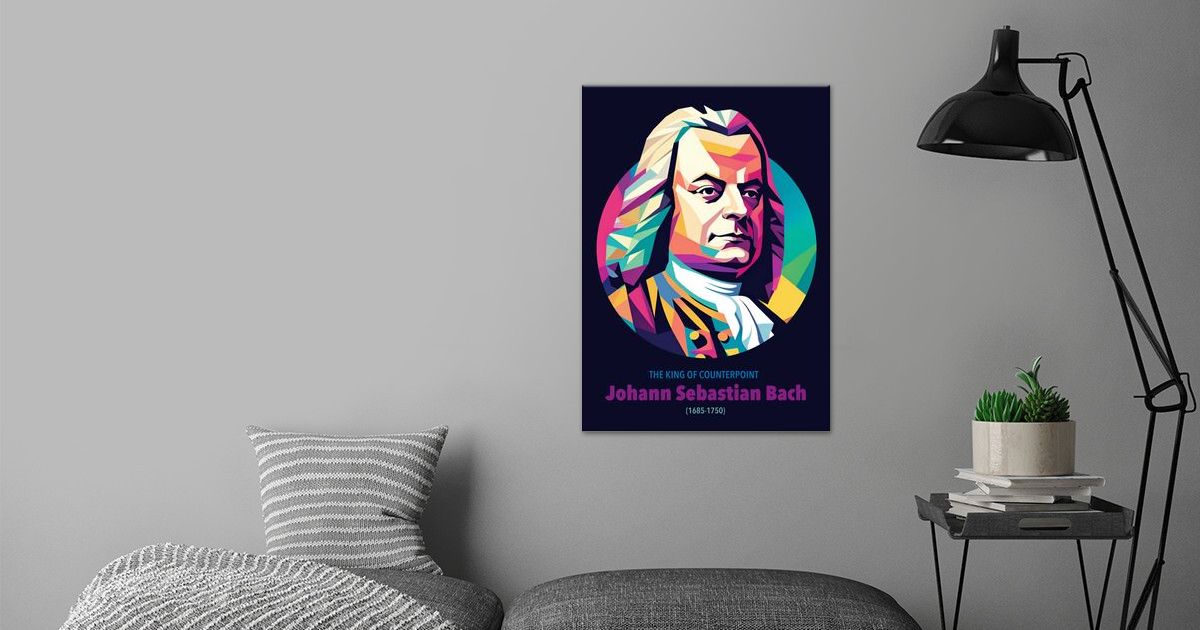 'Johann Sebastian Bach' Poster by Alternative Poster | Displate