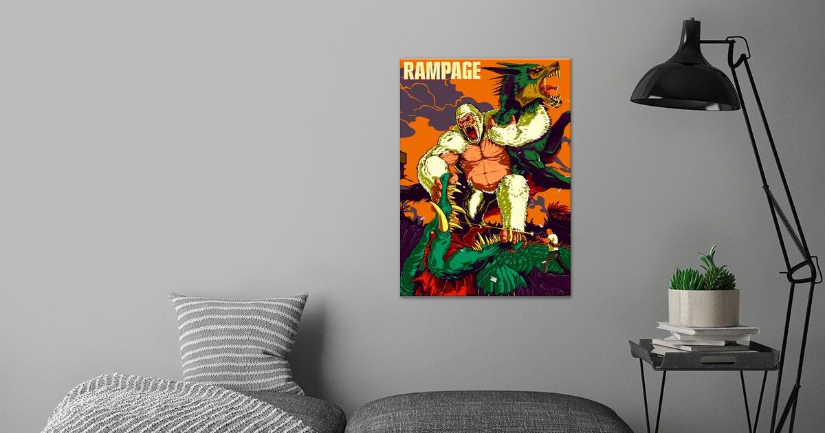 'Rampage Movie' Poster by Killa Studio | Displate