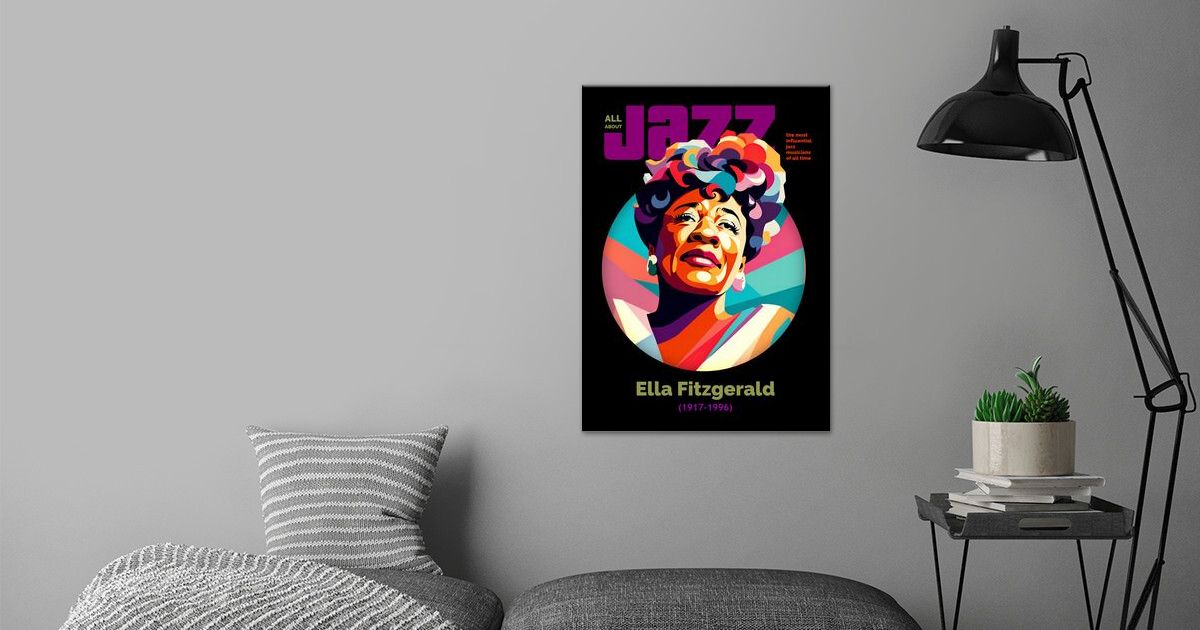 'Ella Fitzgerald' Poster by Popart PosterS | Displate