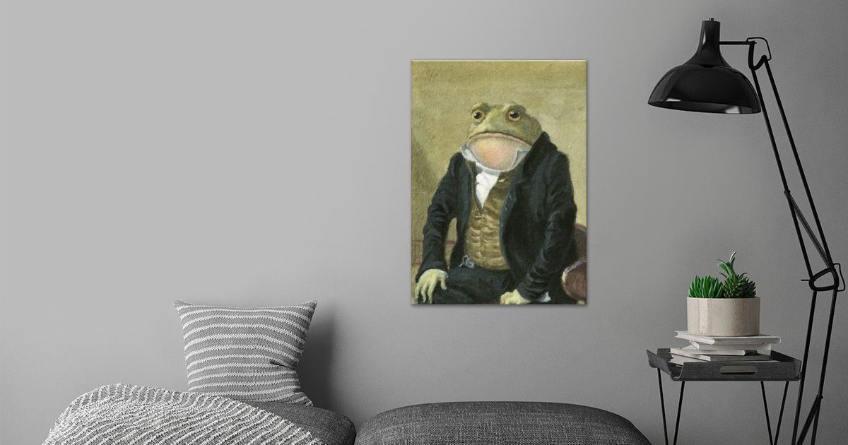 'Gentlemen Frog Meme' Poster by Meme Daily | Displate