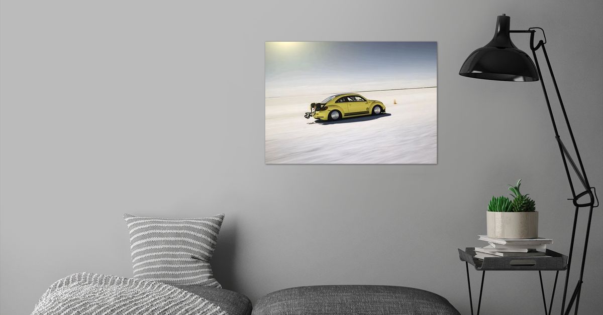 'VW Beetle LSR' Poster by Monster Car | Displate