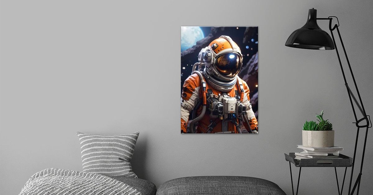 'Cosmonaut' Poster by Oleksandr Kovalov | Displate
