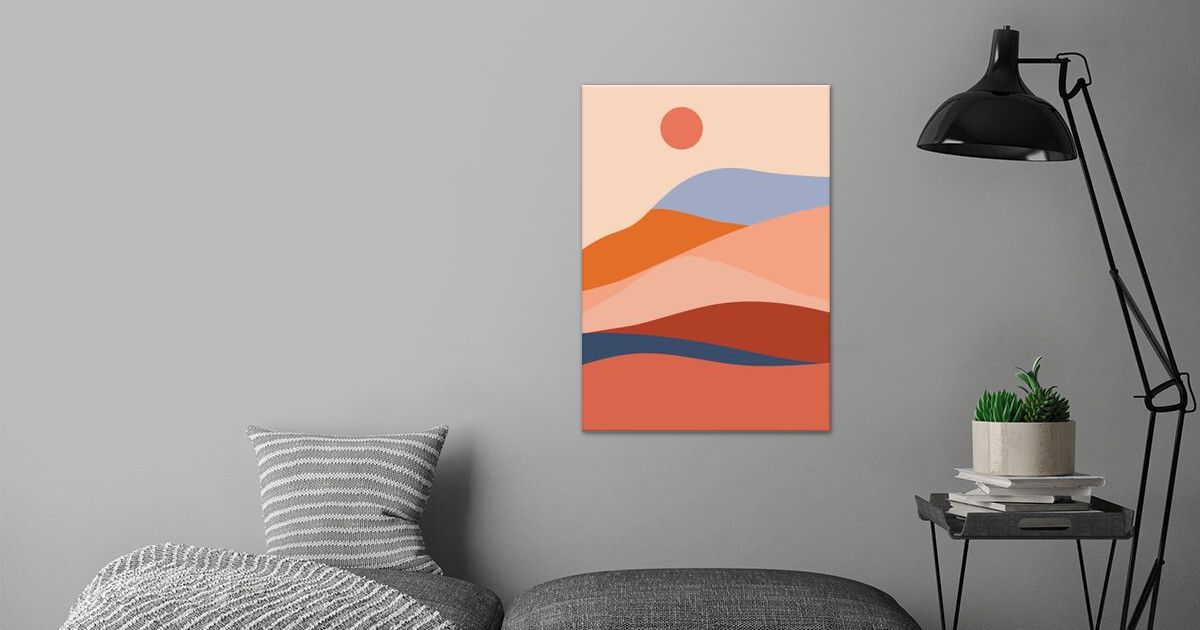 'Mountain Fanatics' Poster by Jeeshine Creative | Displate