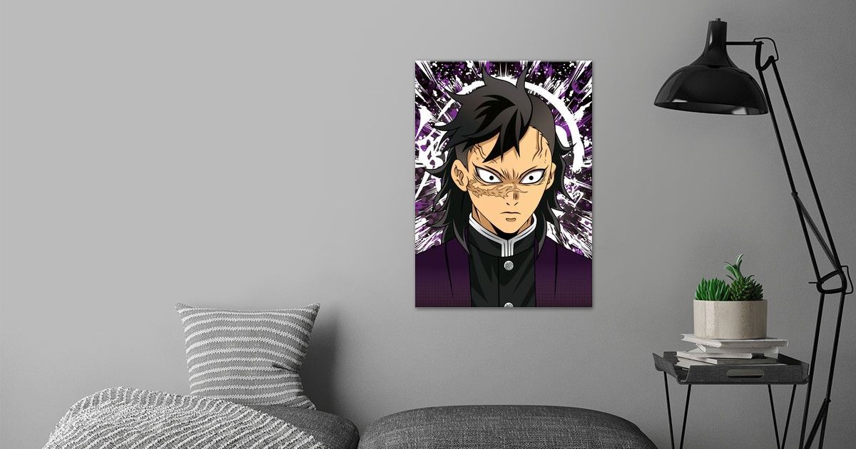 'Genya Demon Slayer' Poster by Black Hole Art | Displate