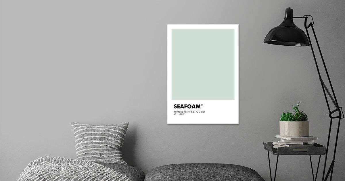 'PANTONE SEAFOAM' Poster by Masahiro Art | Displate