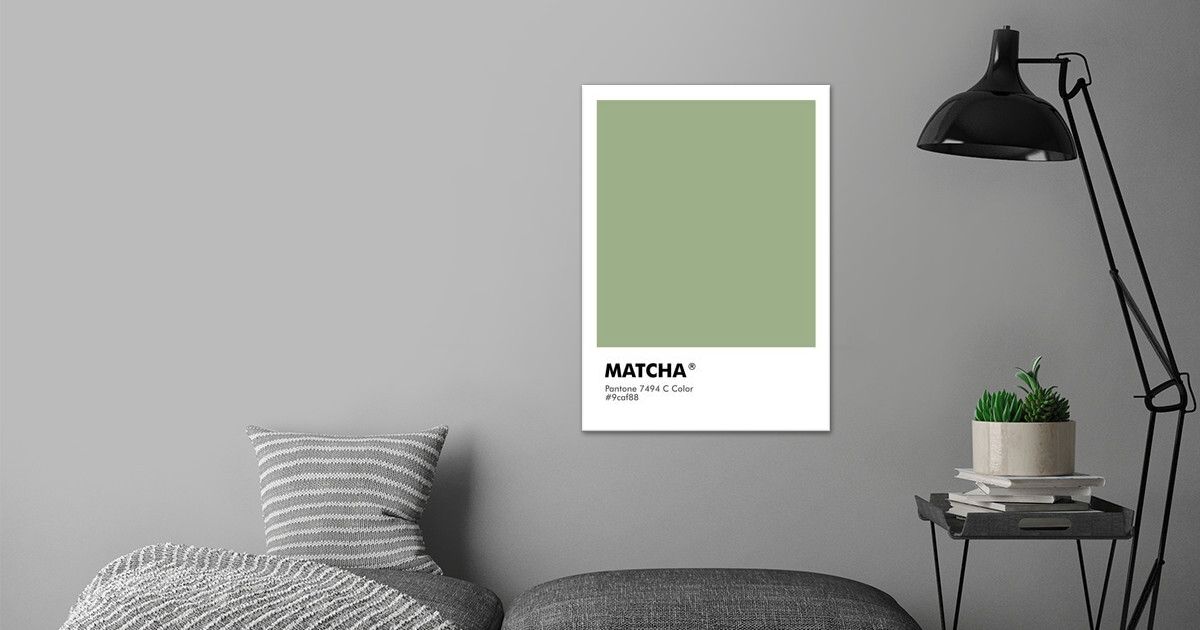 'PANTONE MATCHA' Poster by Masahiro Art | Displate