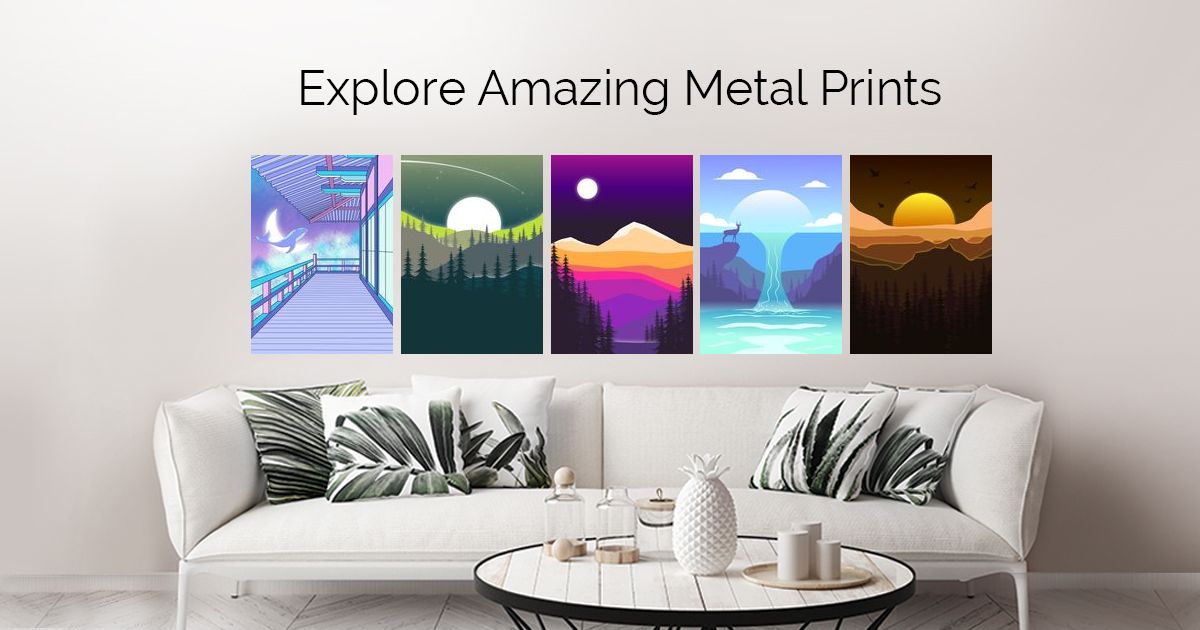 'Flat Landscape' Posters | Namrahc Kunatip | Displate