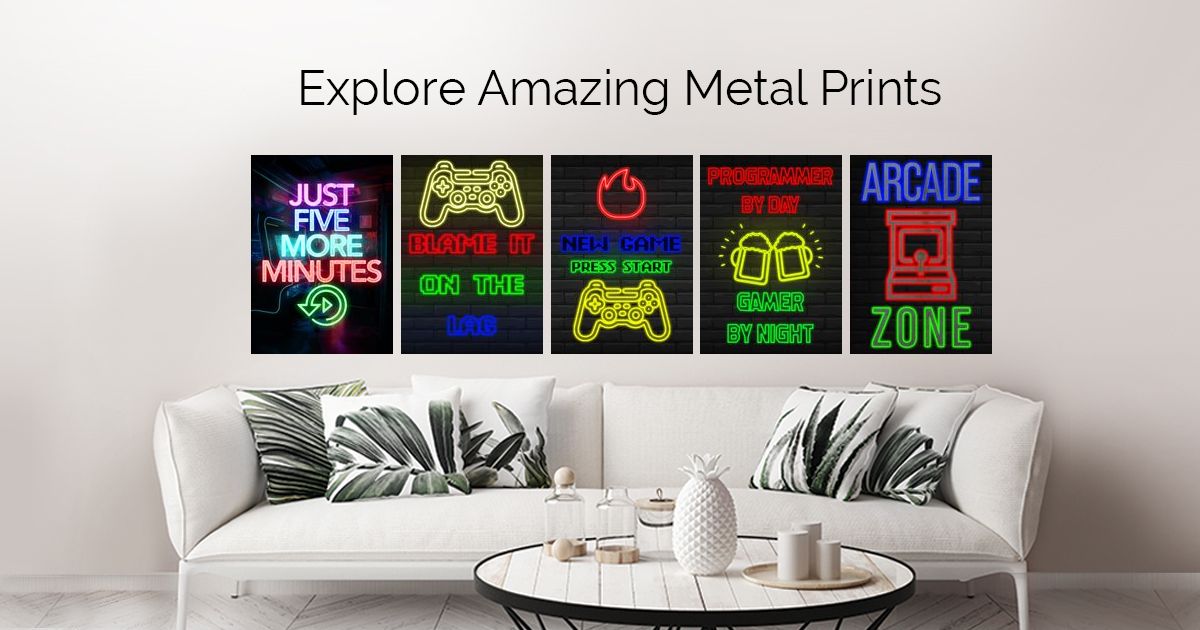 'Gaming Neon Art' Posters | Neon Poster | Displate