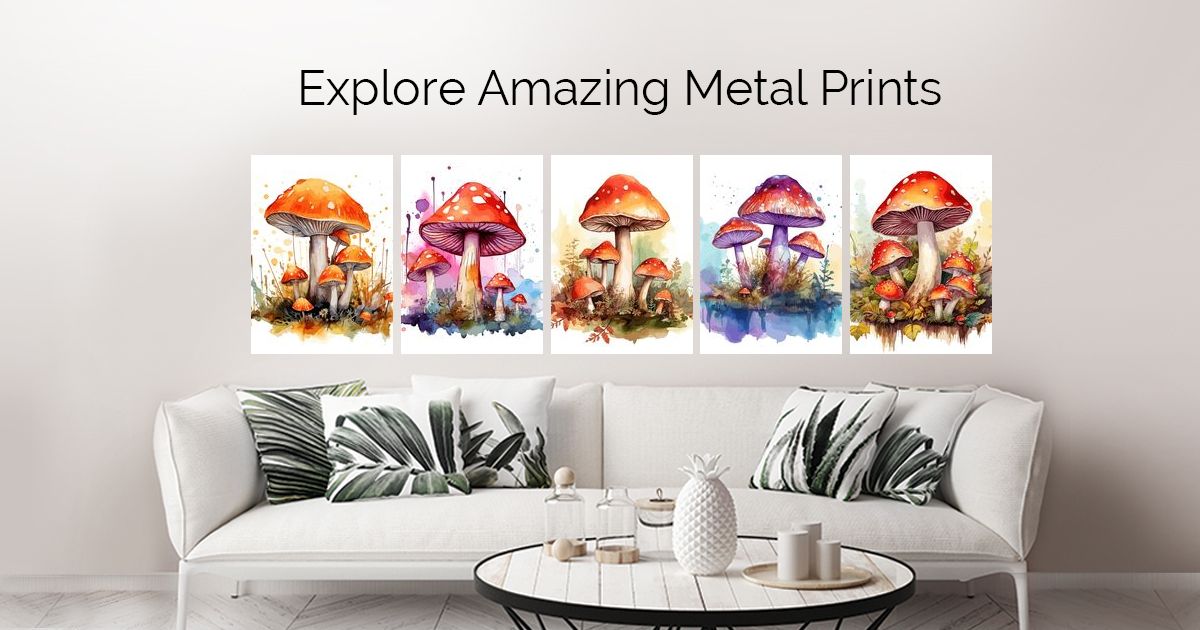 'Watercolor Mushroom' Posters | Floyd Burke | Displate