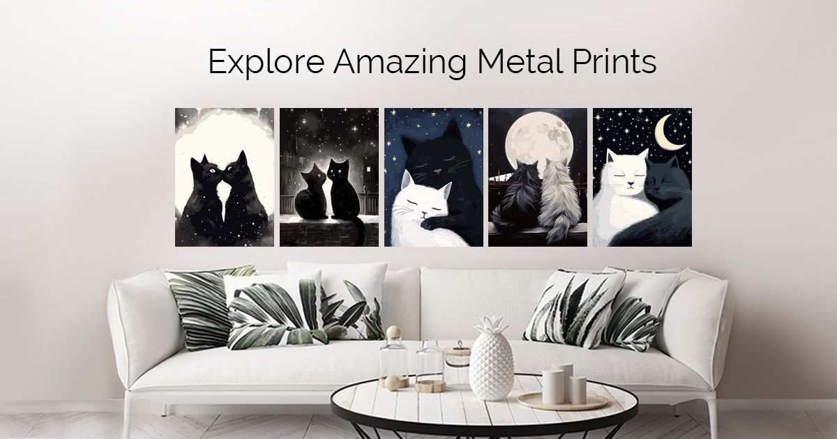 'Black And White Cats' Posters | MICHELLE RHOADS | Displate