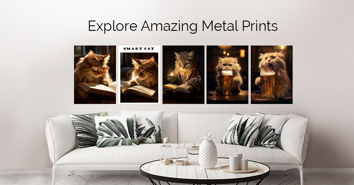 'Smart Cats' Posters | Michael Grissham | Displate