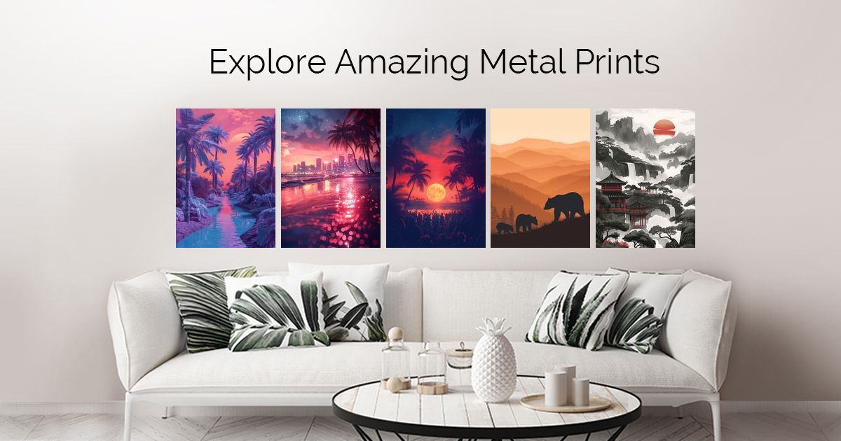 'Abstract Landscape' Posters | Martin Funk | Displate