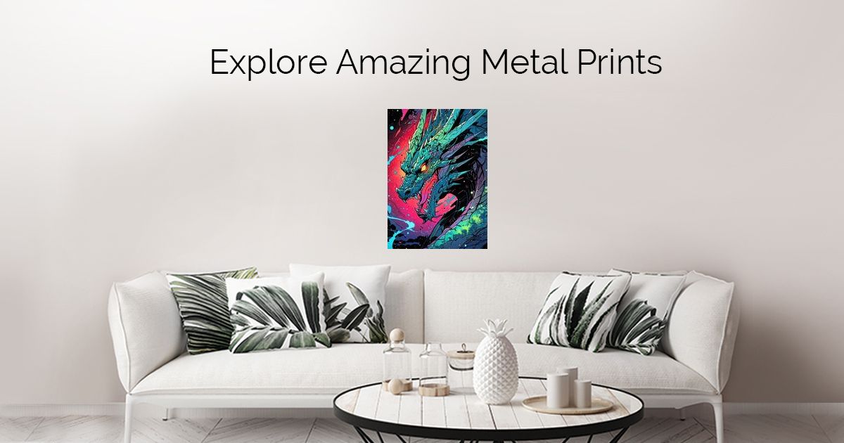 'Cosmic Dragon' Posters | Lukasz Kobylka | Displate