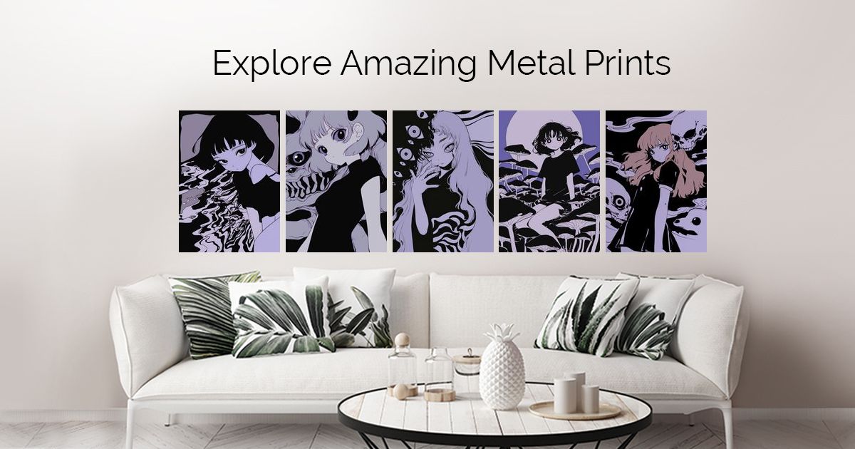 'Dark Core Anime Art' Posters | Sumi Kurai | Displate